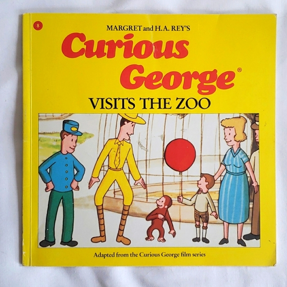 Curious George Houghton Mifflin Books | Toys | 985 Curious George Visits The Zoo | Poshmark